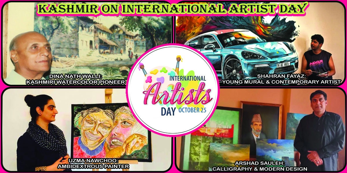 THE SPIRIT OF ART IN THE VALLEY: KASHMIR ON INTERNATIONAL ARTIST DAY ...